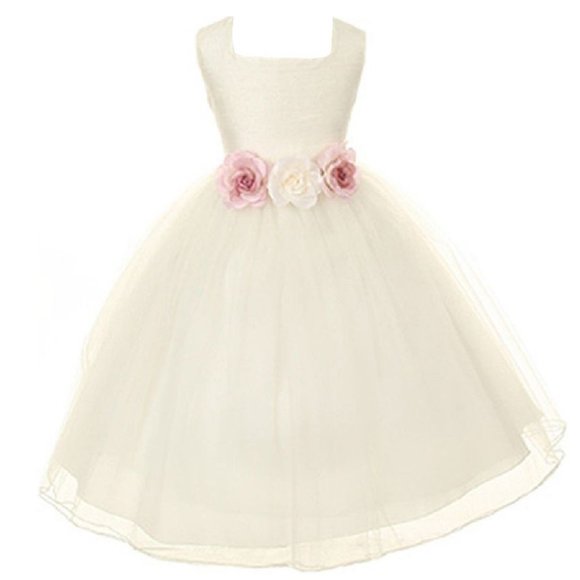 Bny Corner | Dresses | Classic Silk Bodice Elegant Waist Little Girl ...